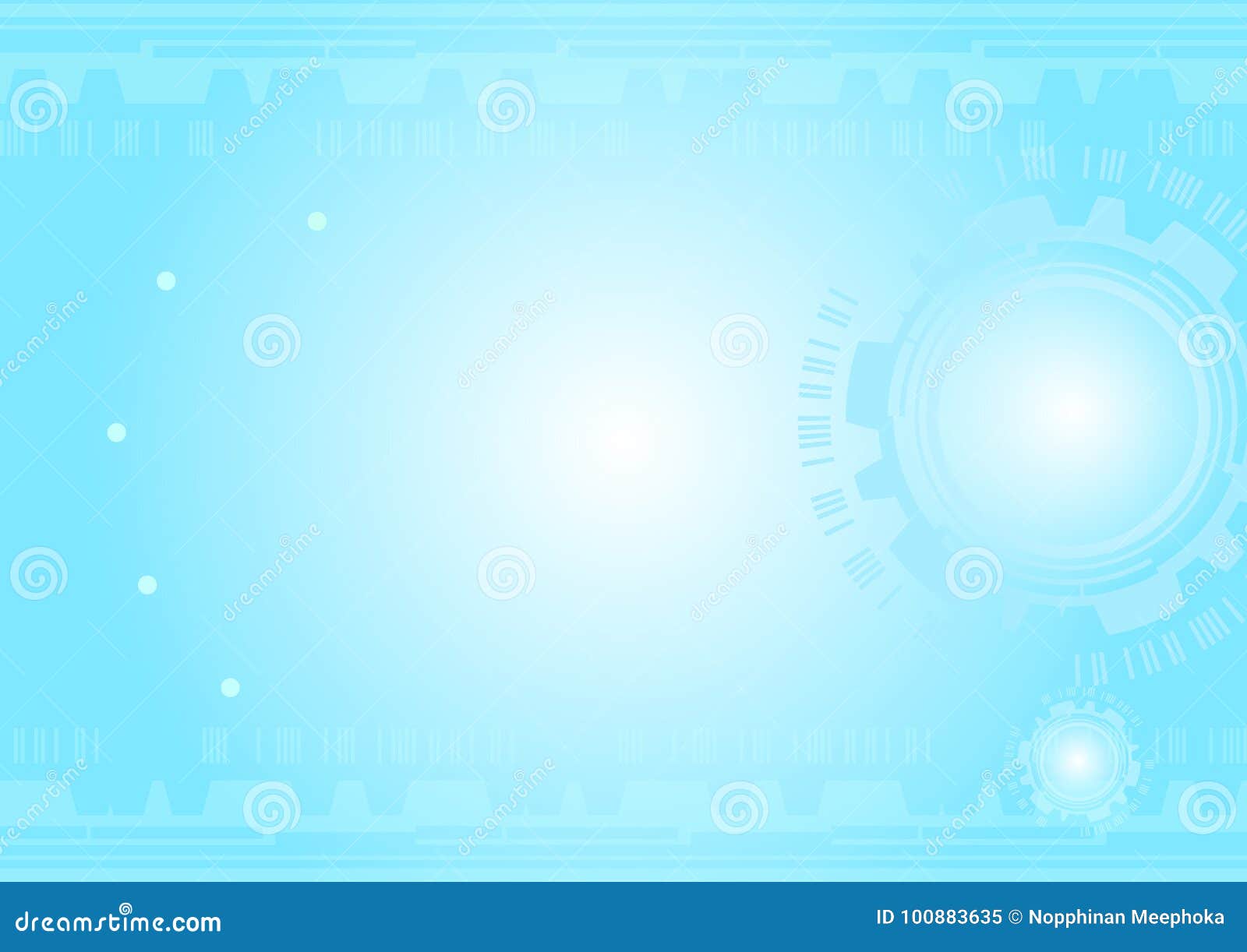 Abstract Light Blue Technology Background Stock Vector - Illustration ...