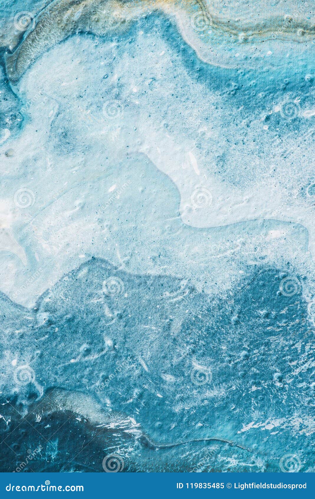 Abstract Light Blue Textured of Oil Painting Stock Image - Image of ...