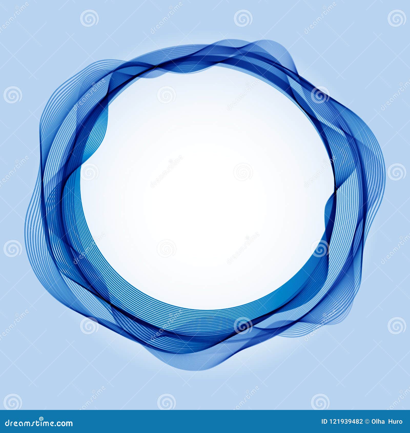 Abstract Light Blue Vortex Text Presentation Layout Stock Vector ...