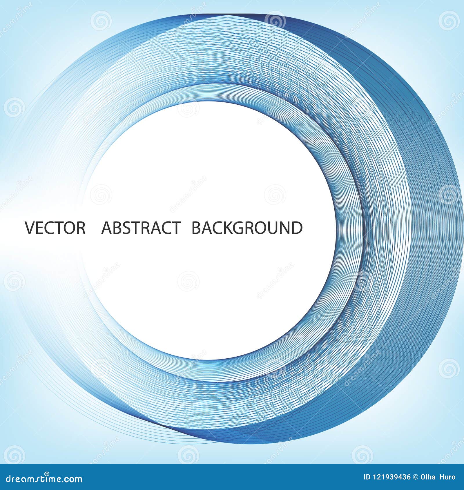 Abstract Light Blue Vortex Text Presentation Layout Stock Vector ...
