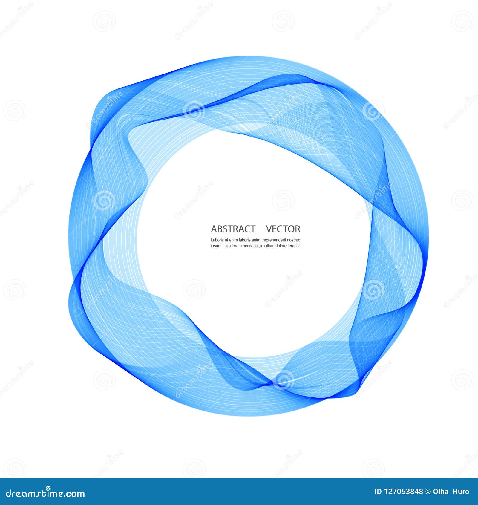 Abstract Light Blue Vortex Text Presentation Layout Stock Vector ...