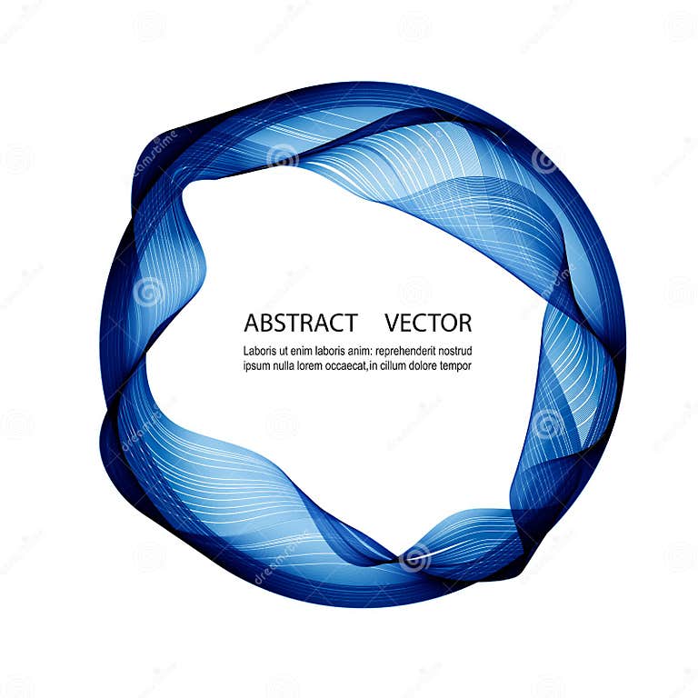 Abstract Light Blue Vortex Text Presentation Layout Stock Vector ...