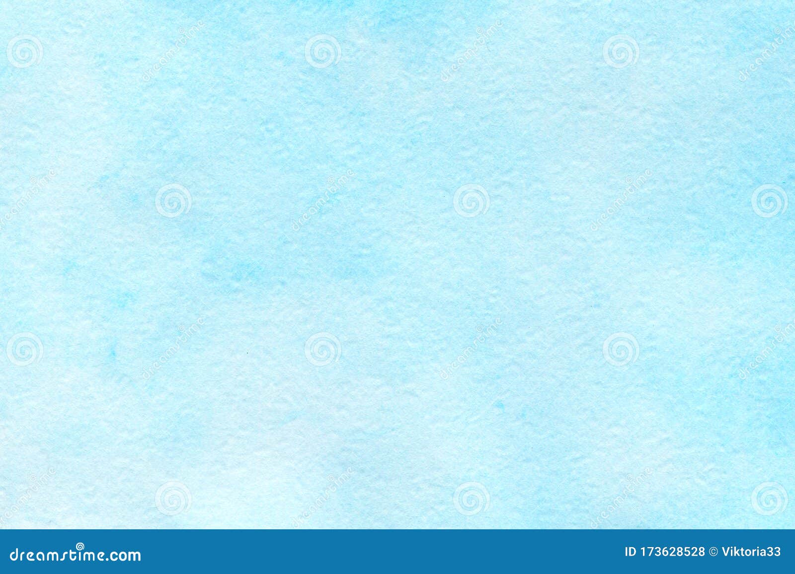 Abstract Light Blue Watercolor Background Business Card with Space for ...