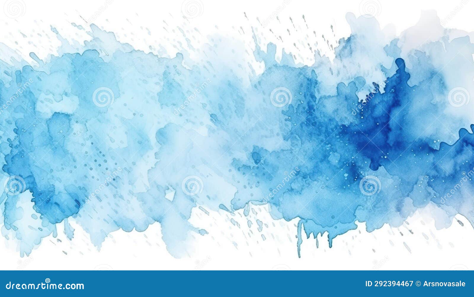 Abstract Light Blue Watercolor Paint Flow Texture Pattern Shape ...