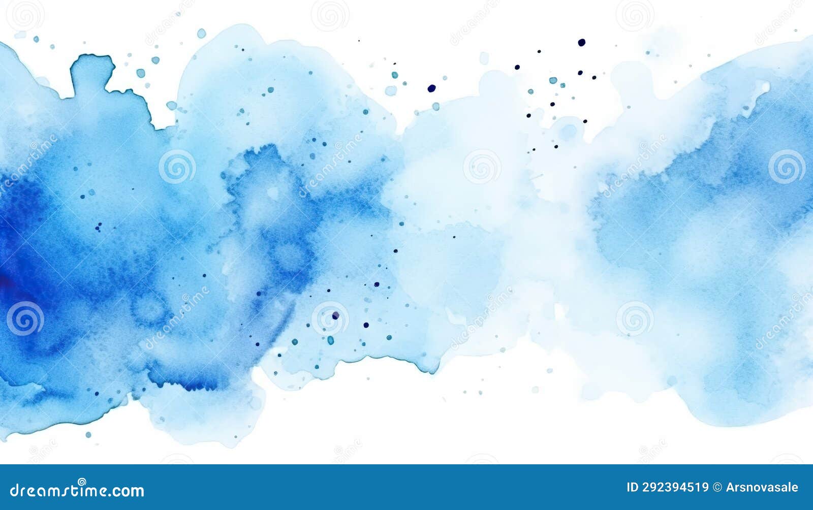 Abstract Light Blue Watercolor Paint Flow Texture Pattern Shape ...