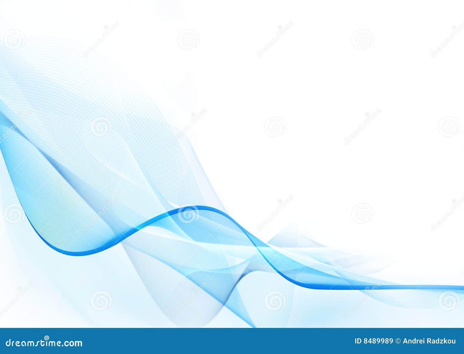 Abstract light blue wave stock illustration. Illustration of flowing ...