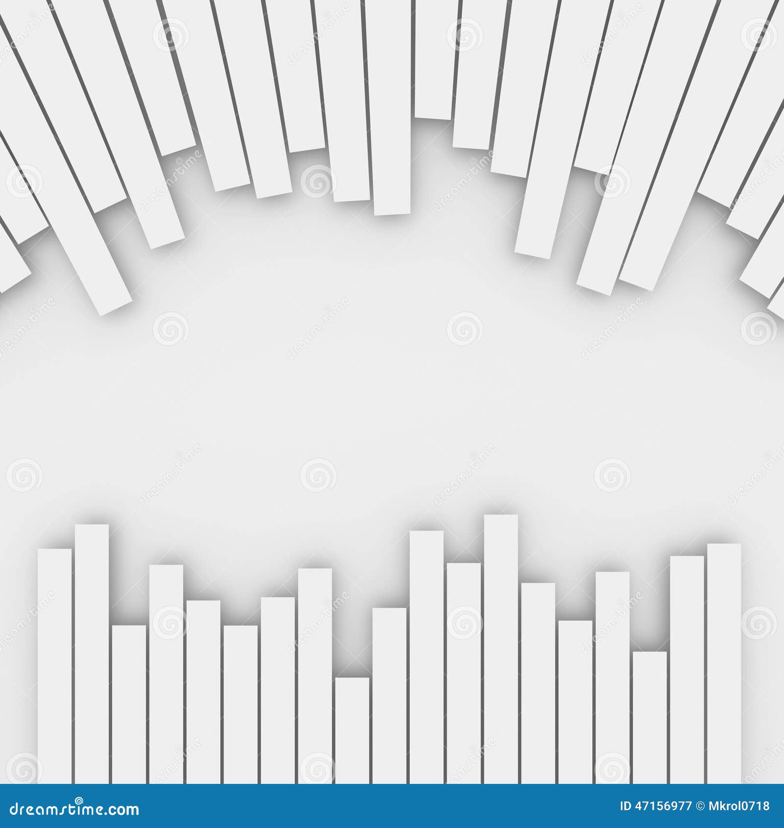 Bottom Curved Side Bowl With Stenciled Line Pattern Die Cut Template ...