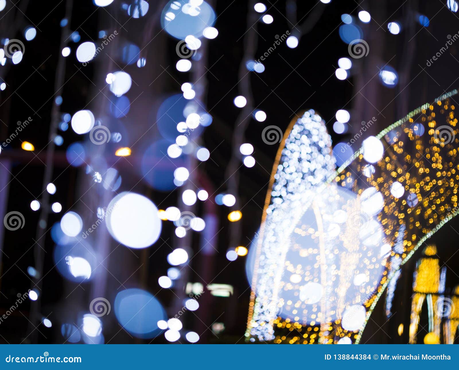 Abstract Light Boken Background Stock Photo - Image of decoration ...