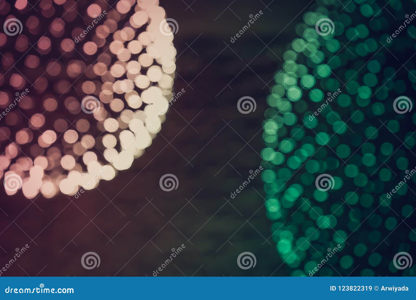 Abstract Light Bulb Idea Circle Sphere Design Background Blur ...