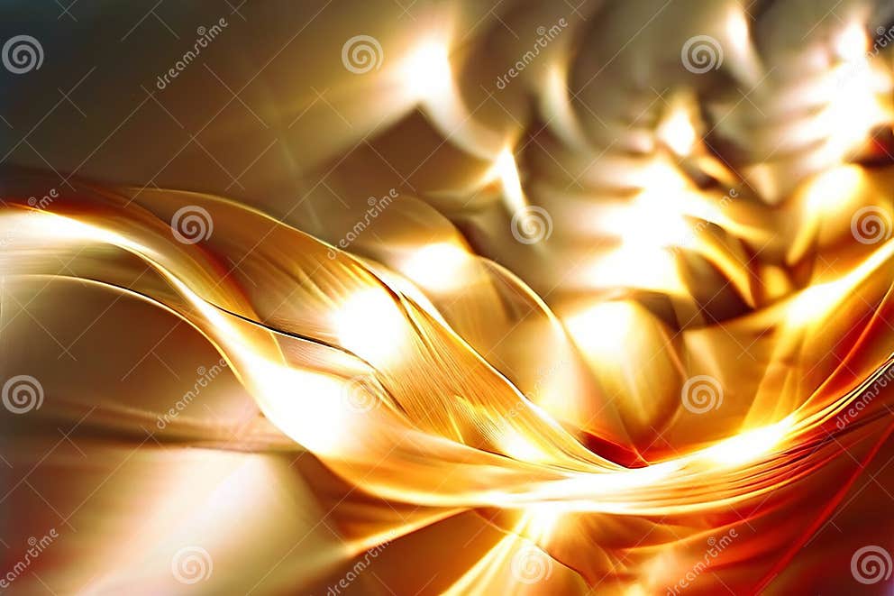 Abstract Light Capture a Luminogram of a Light Source Creating a Stock ...