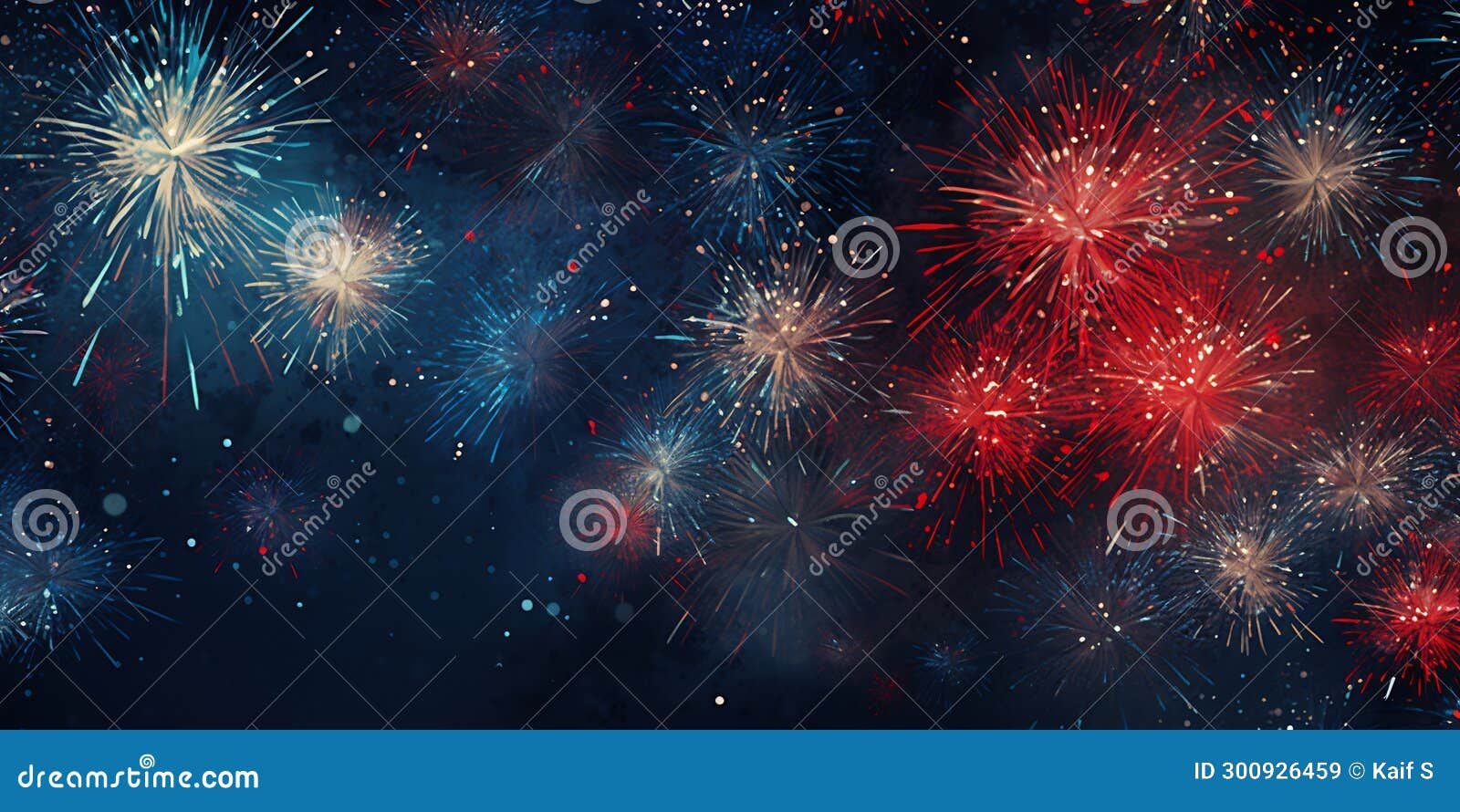 Abstract Light Celebration Holiday Firework Backdrop, Ai Generative ...