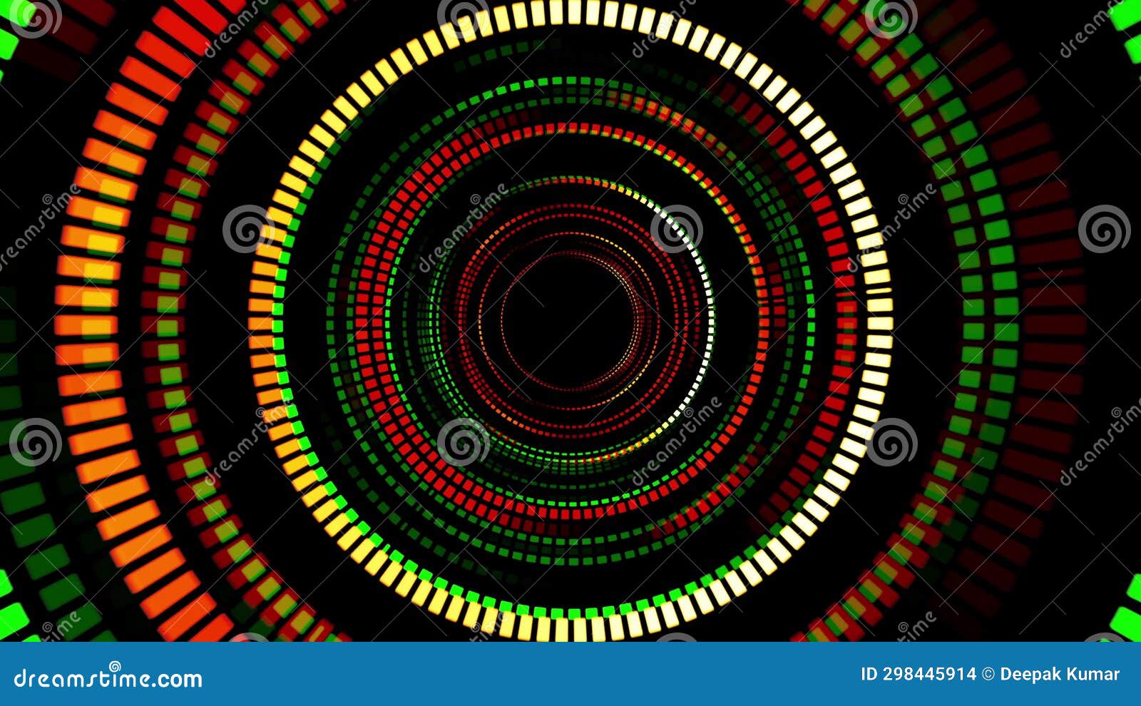 Abstract Light Circle Circuit Data Technology Futuristic Design ...