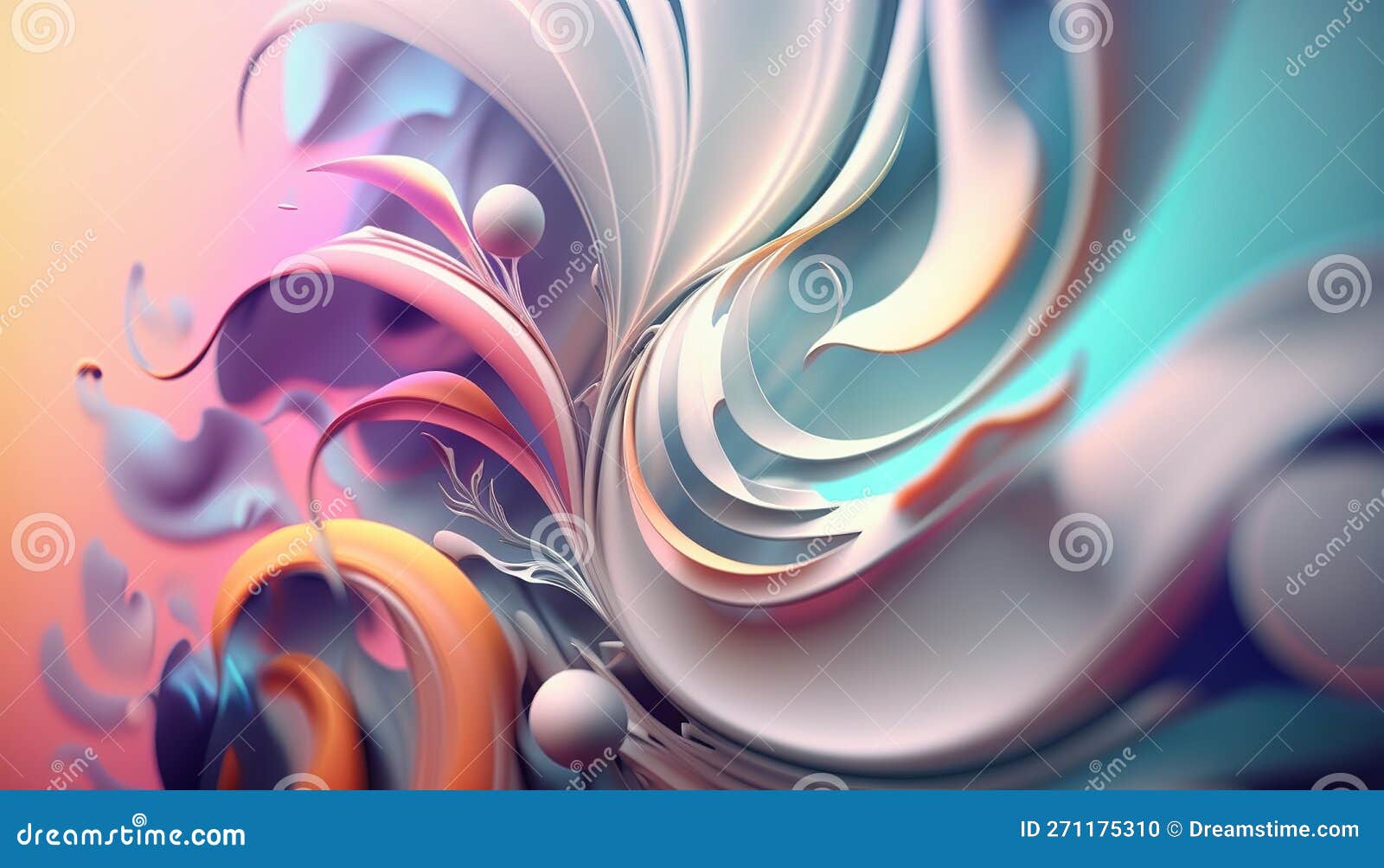 Abstract Light Color Crealive Background. UI UX Design. Stock Photo ...