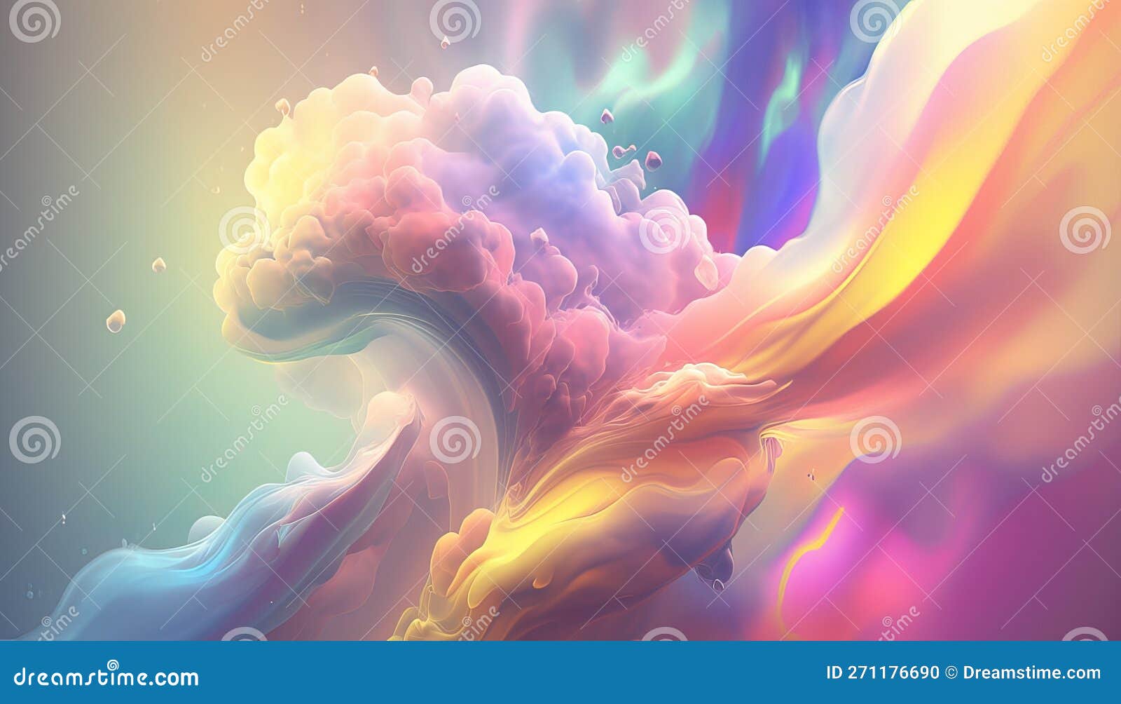 Abstract Light Color Crealive Background. UI UX Design. Stock Photo ...
