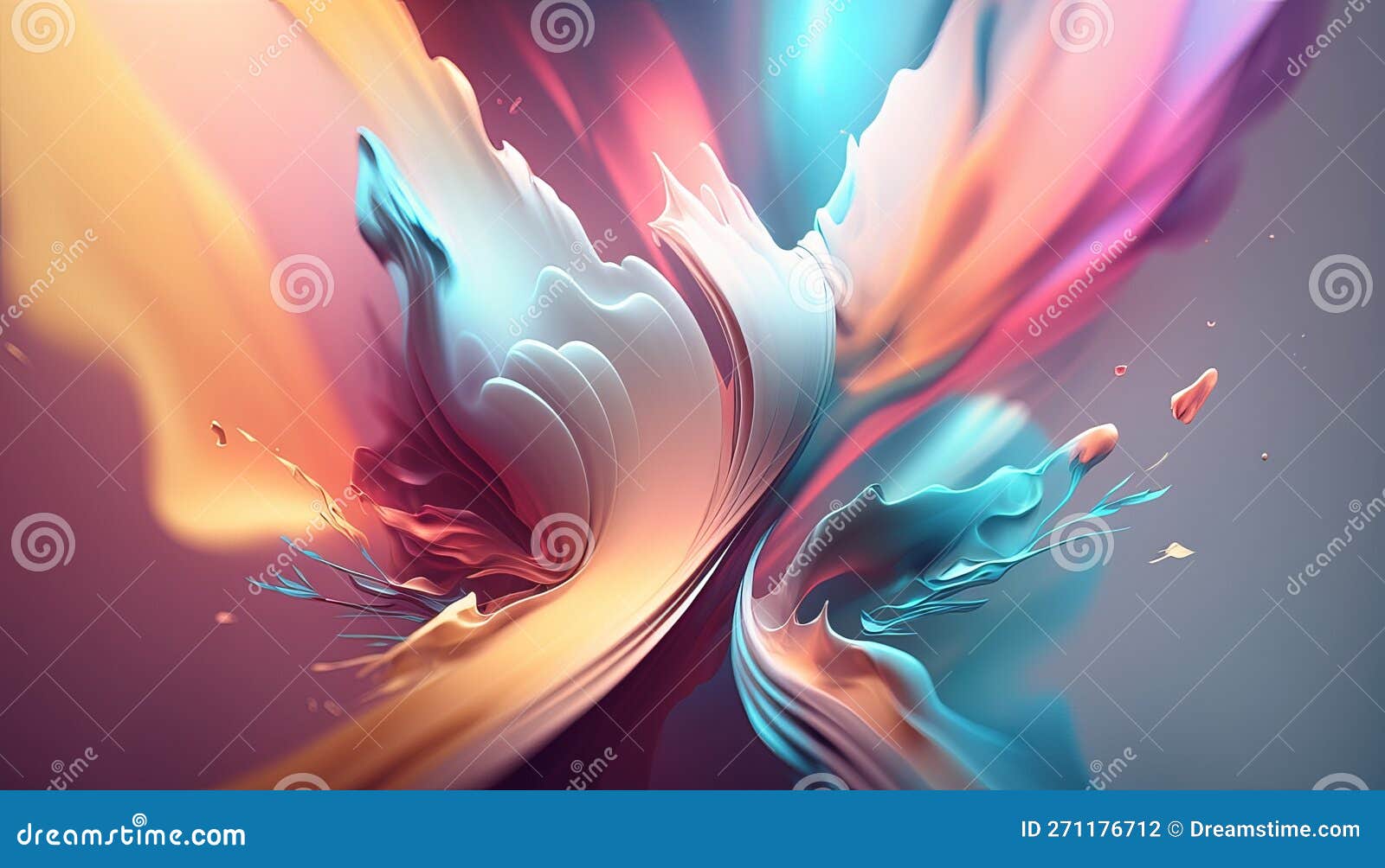 Abstract Light Color Crealive Background. UI UX Design. Stock Photo ...