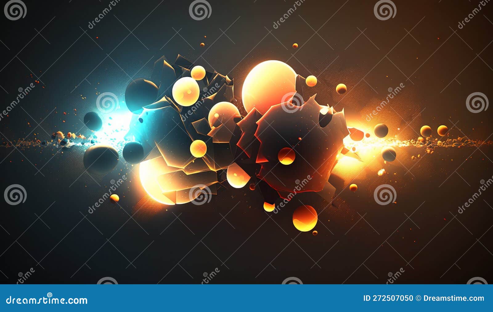 Abstract Light on a Dark Background. Stock Illustration - Illustration ...