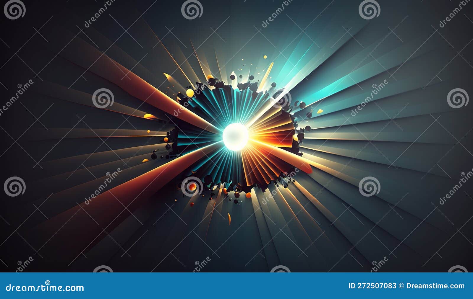 Abstract Light on a Dark Background. Stock Illustration - Illustration ...