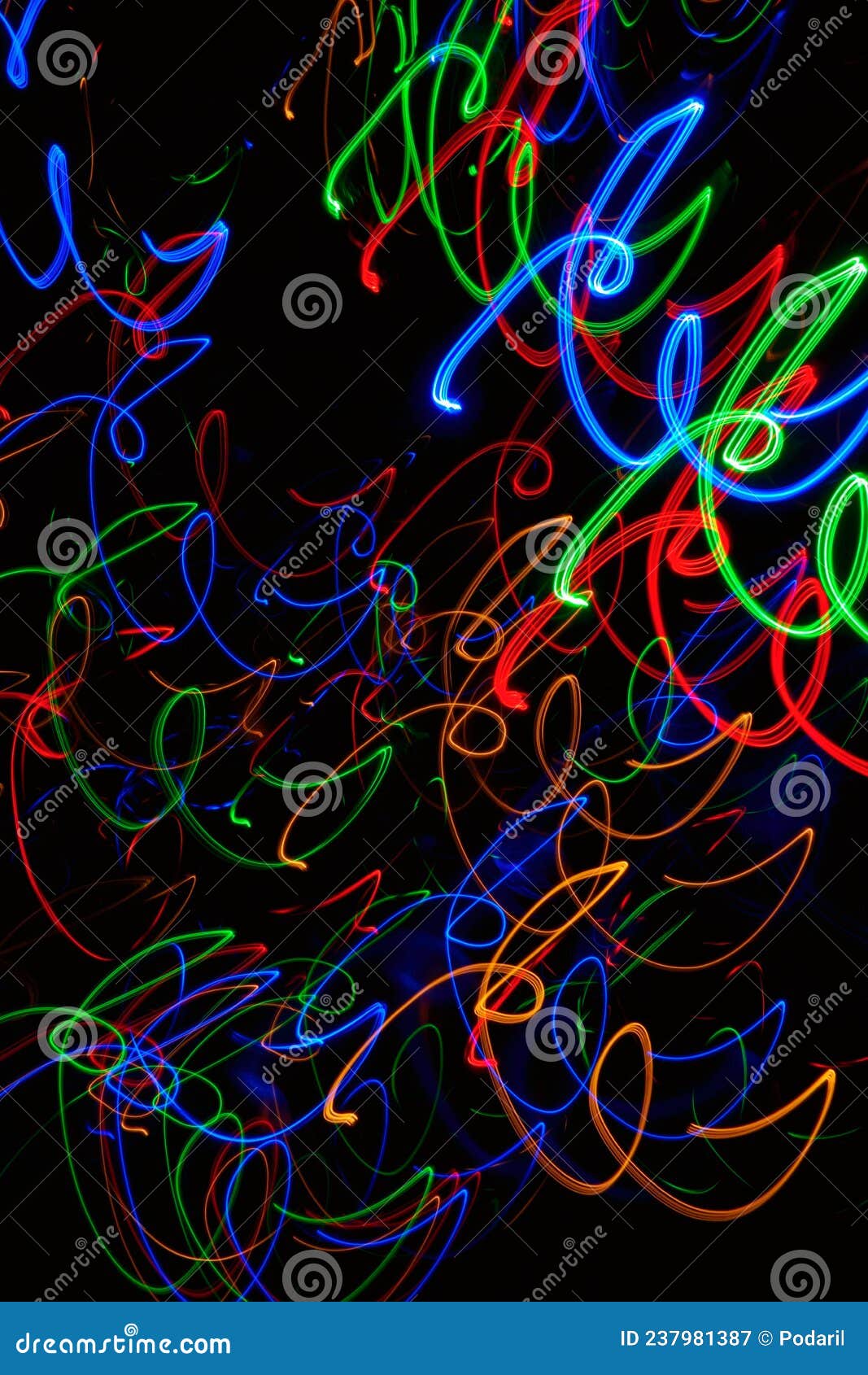 Abstract light drawing stock image. Image of light, movement - 237981387