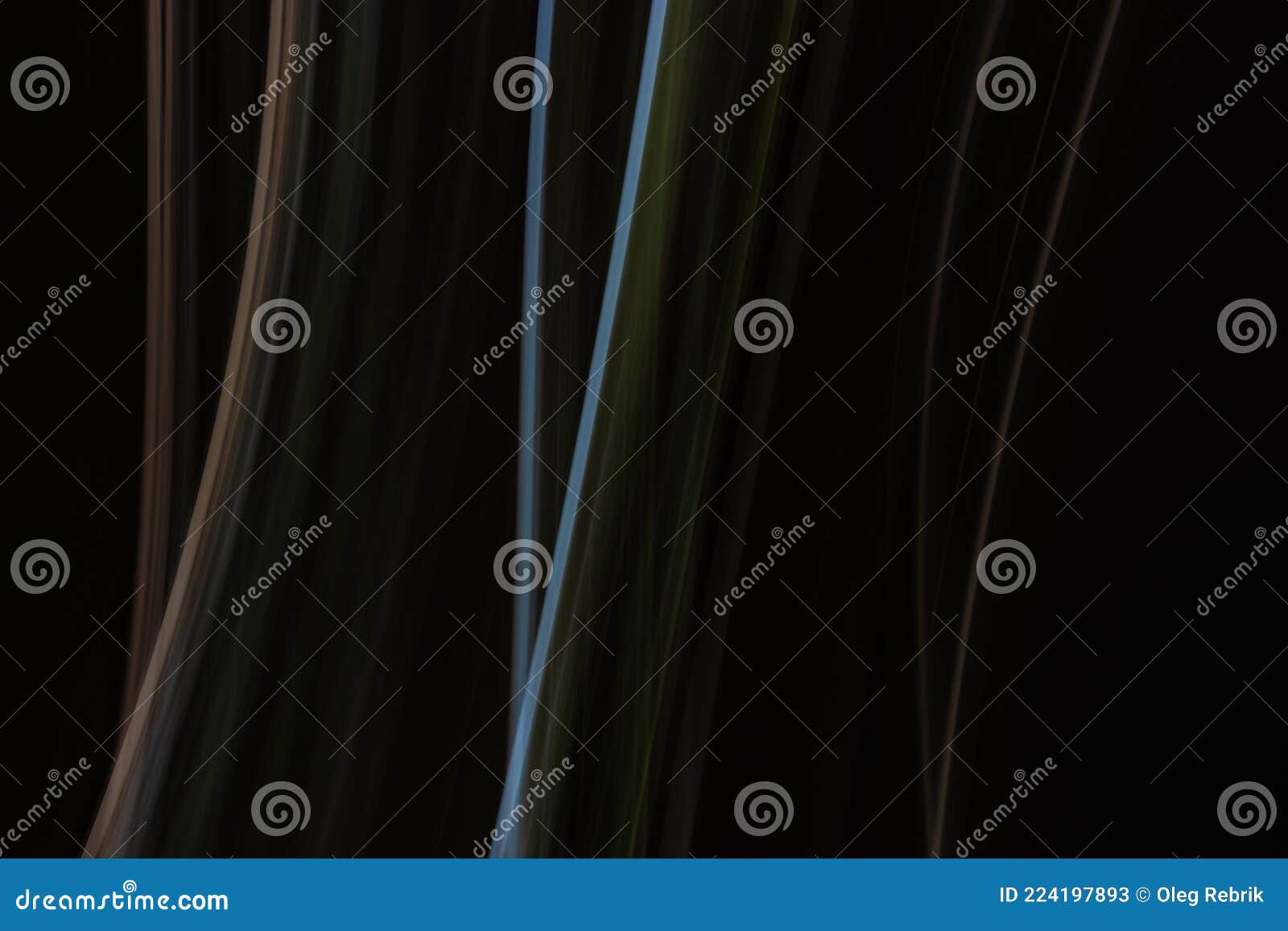 Abstract Light-drawn Letter V on a Black Background Stock Illustration ...