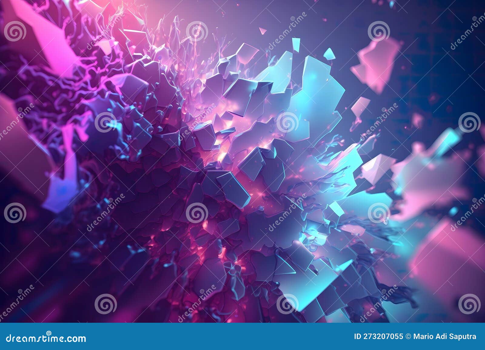Abstract Light Effect Texture Blue Pink Purple Glass Effect Stock ...
