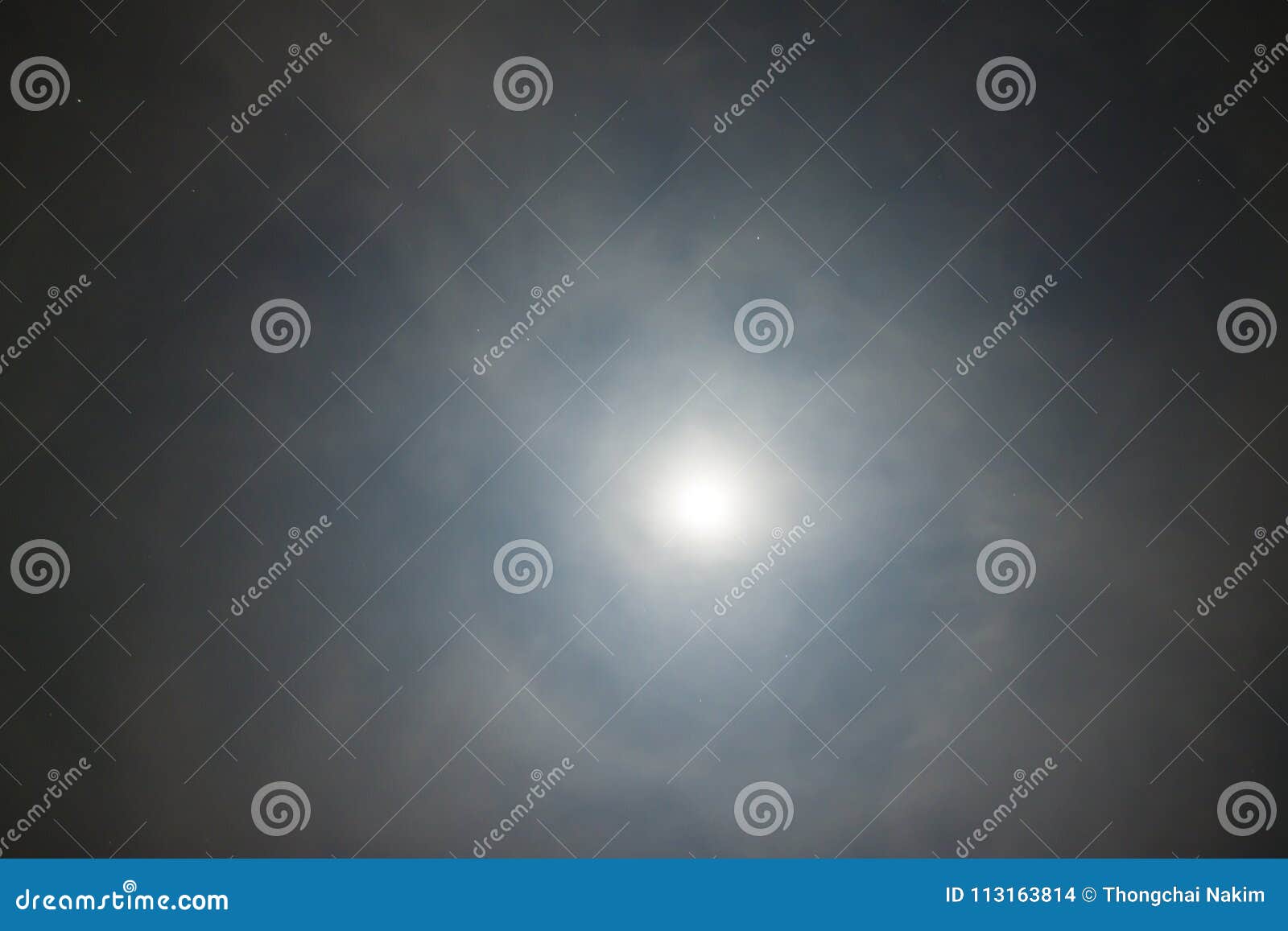 Abstract of Light of Full Moon. Stock Photo - Image of isolated, female ...