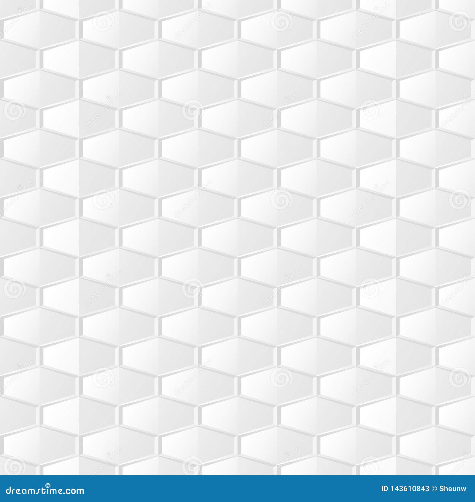 Abstract Light Geometric Background. Seamless Trendy Mosaic White and ...