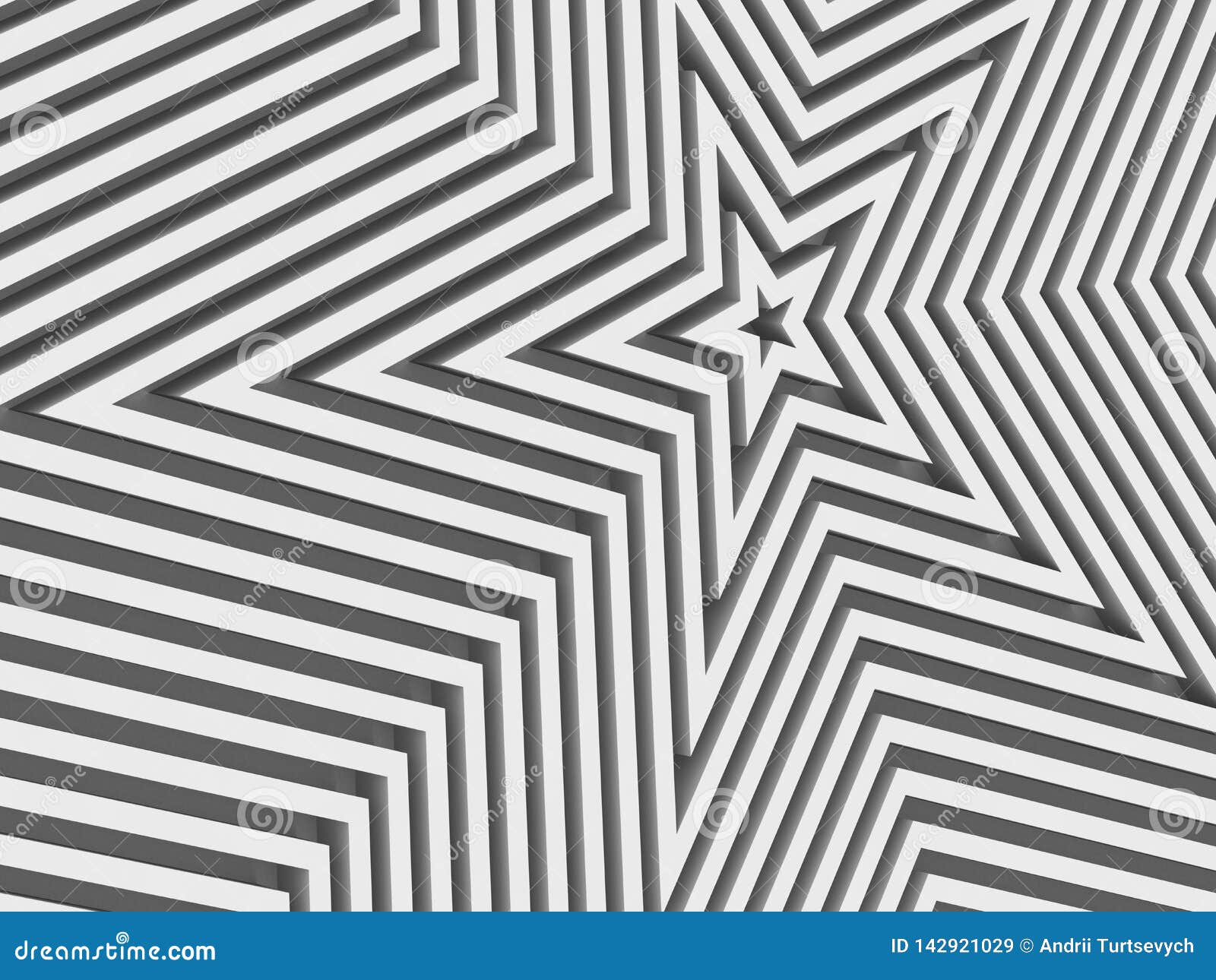 Abstract Light Geometric Background with Star Shapes Stock Illustration ...