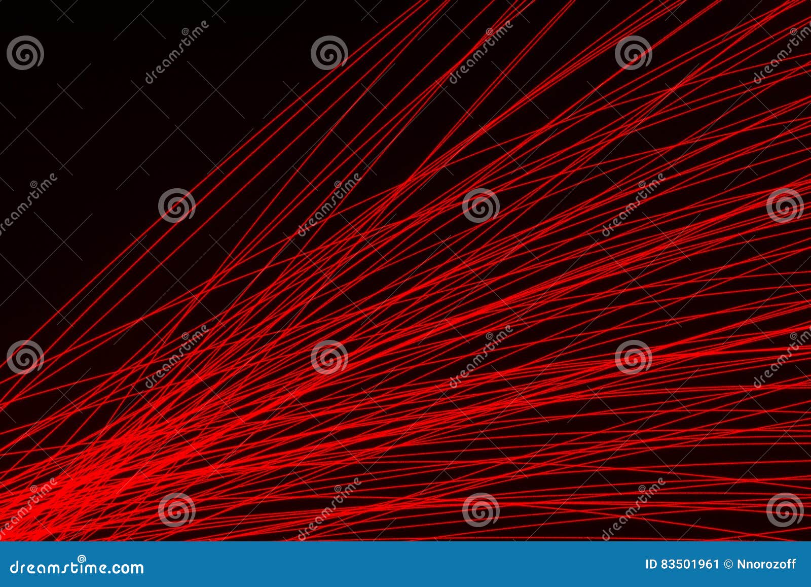 Abstract Light with Glowing Red Rays on Black Stock Image - Image of ...