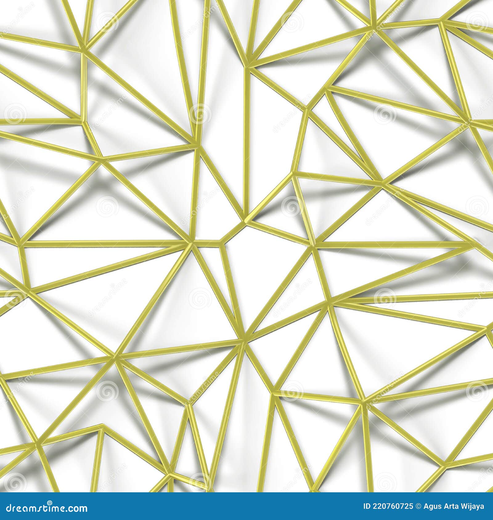 Abstract Light Gold Geometric Pattern with Lines and Nodes Gold Texture ...