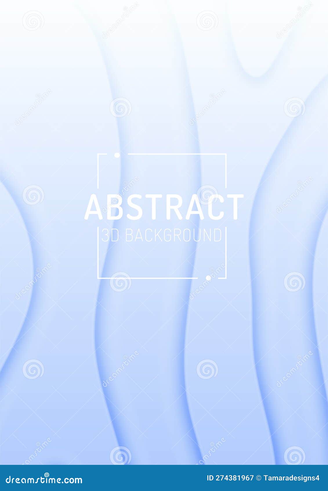 Abstract Light Gradient Poster Background with 3D Lines Stock Vector ...