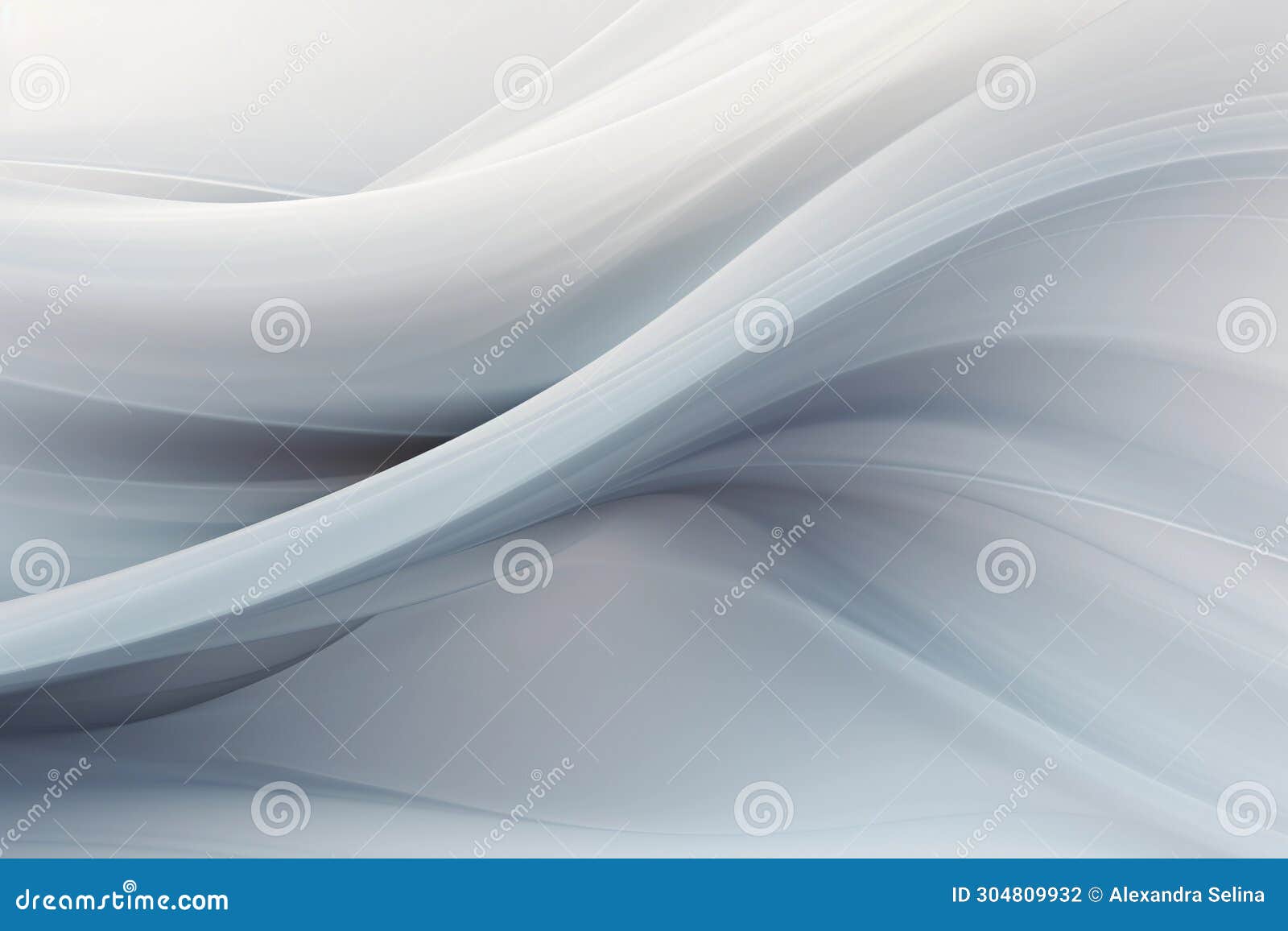 Abstract Light Gray Waves Background. AI Generated Stock Illustration ...