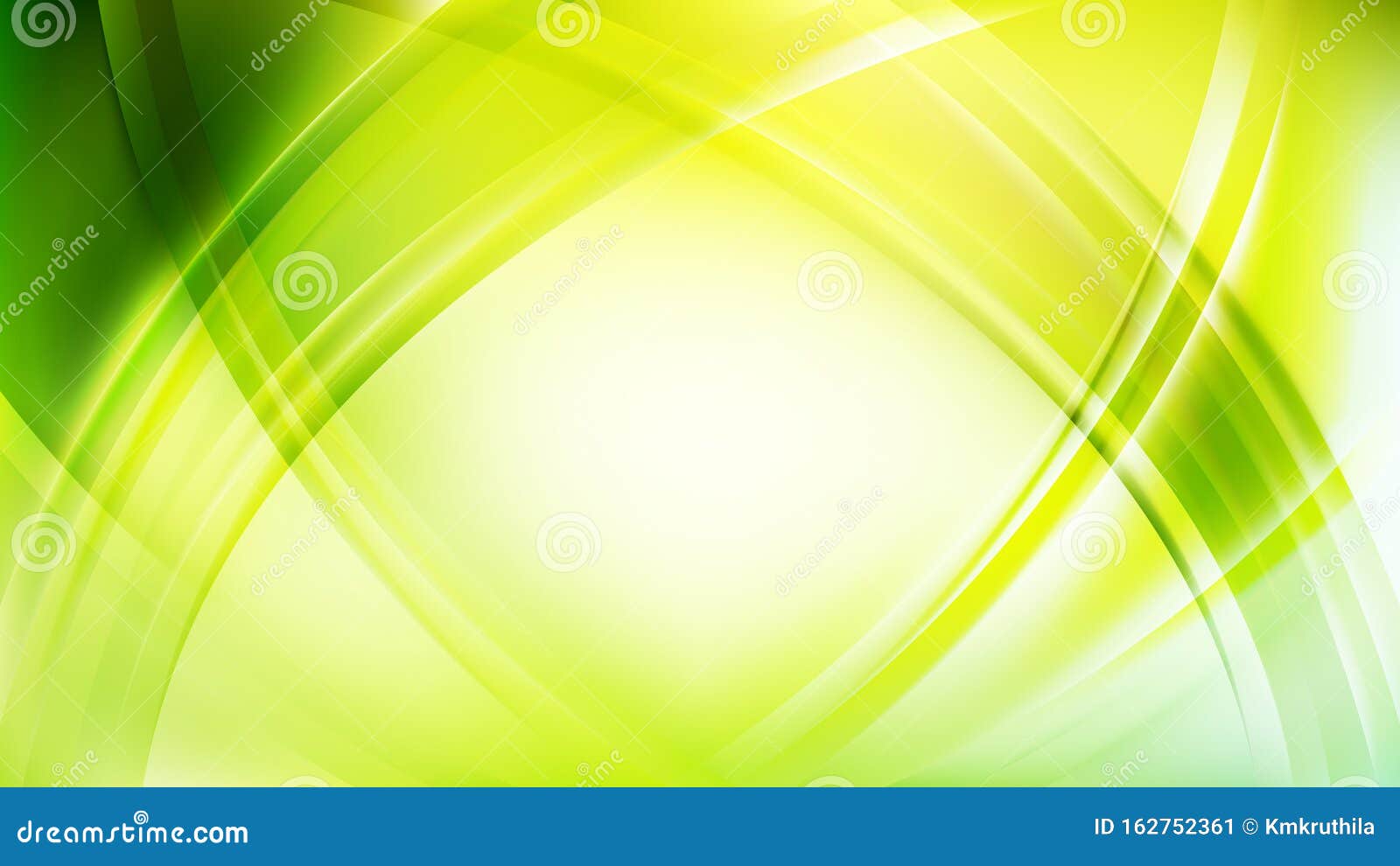 Abstract Light Green Curved Lines Background Stock Vector ...