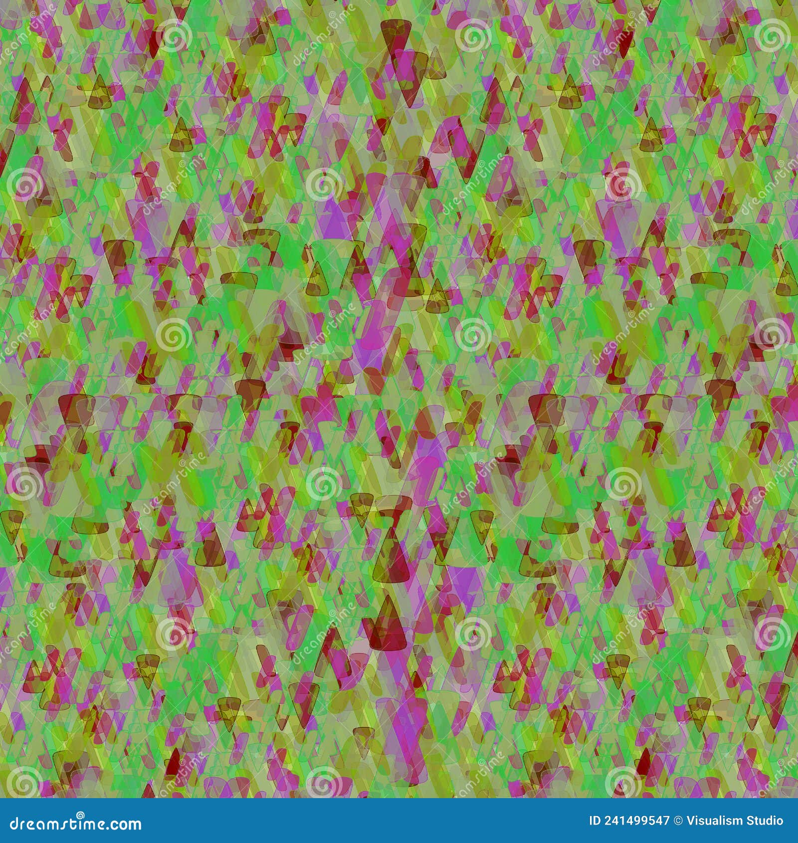 Abstract Light Green Geometric Various Shape and Leaves Modern ...