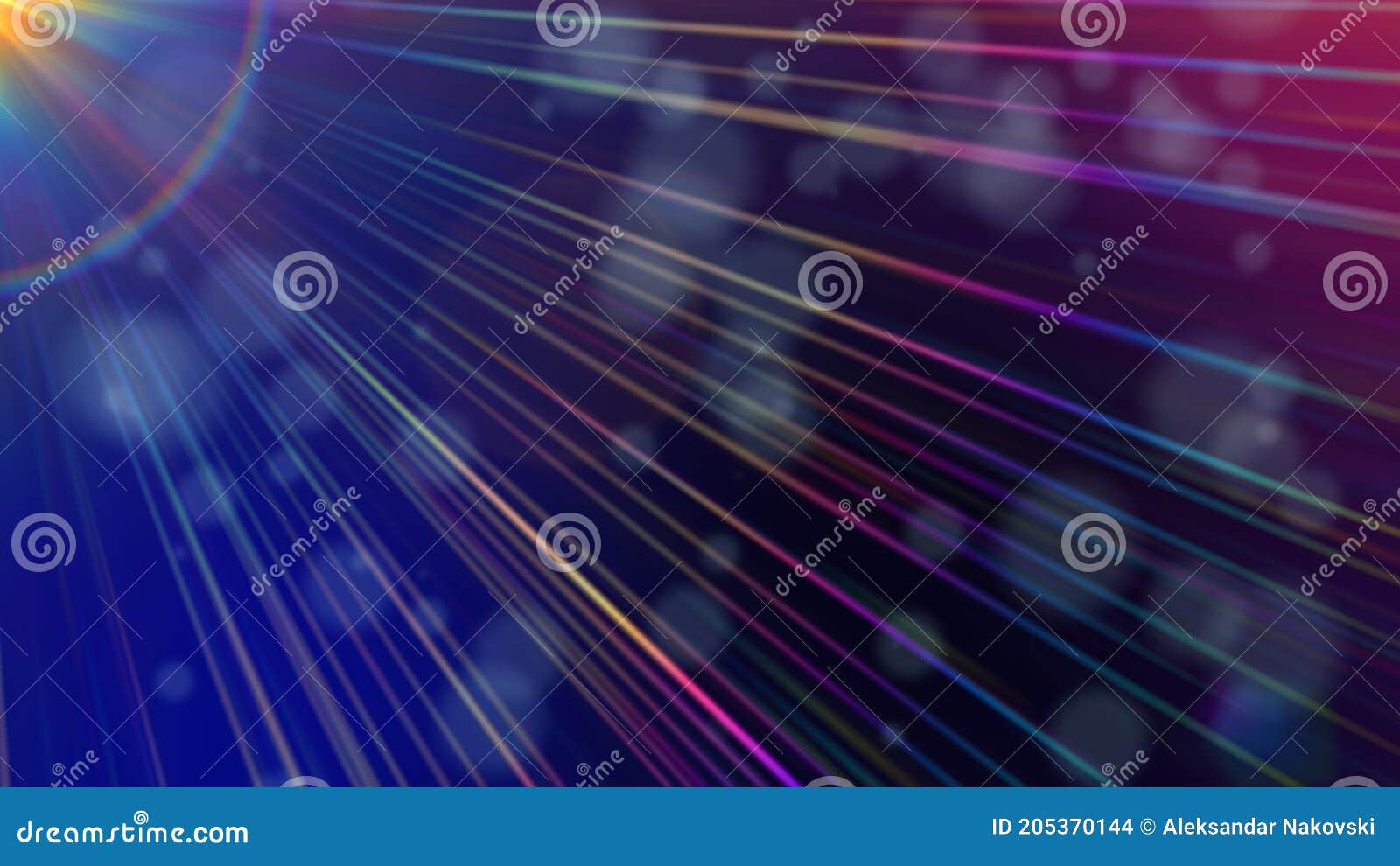 Abstract Light Lens Particle Illustration Stock Illustration ...