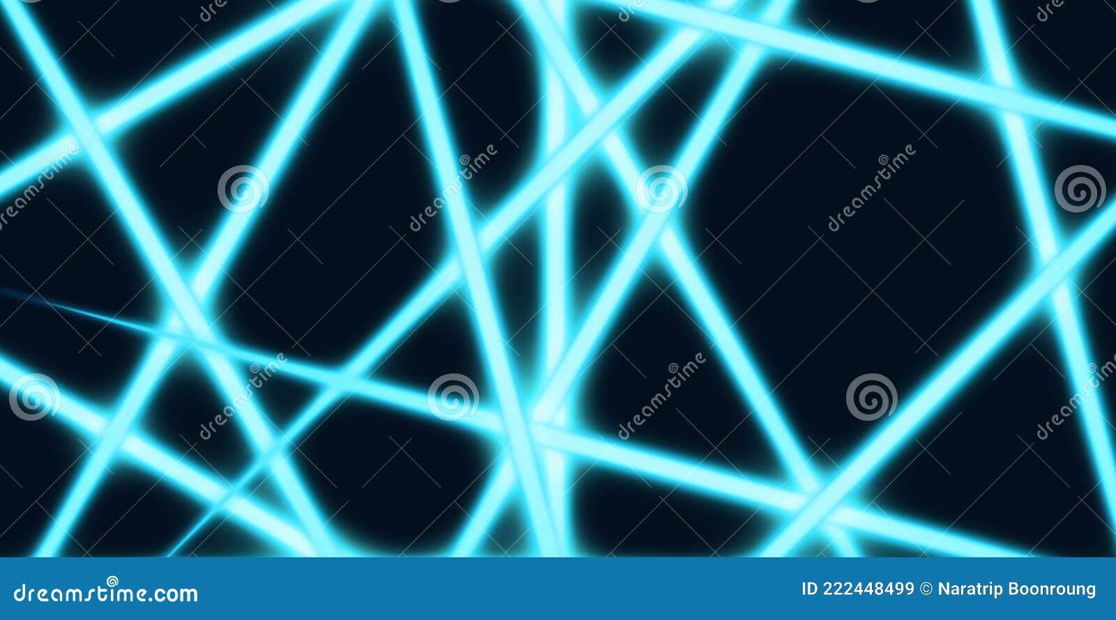 Abstract Light Lines Glowing Lines on a Dark Background 3D Illustration ...