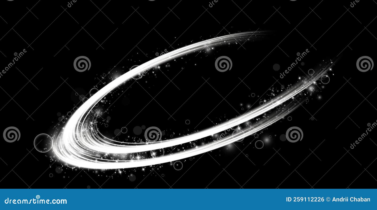 Abstract Light Lines of Movement and Speed with White Color Glitters ...