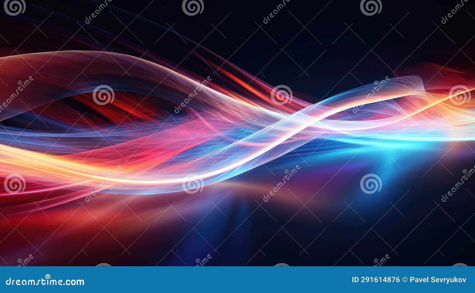 Abstract Light Motion Trails Stock Illustration - Illustration of move ...