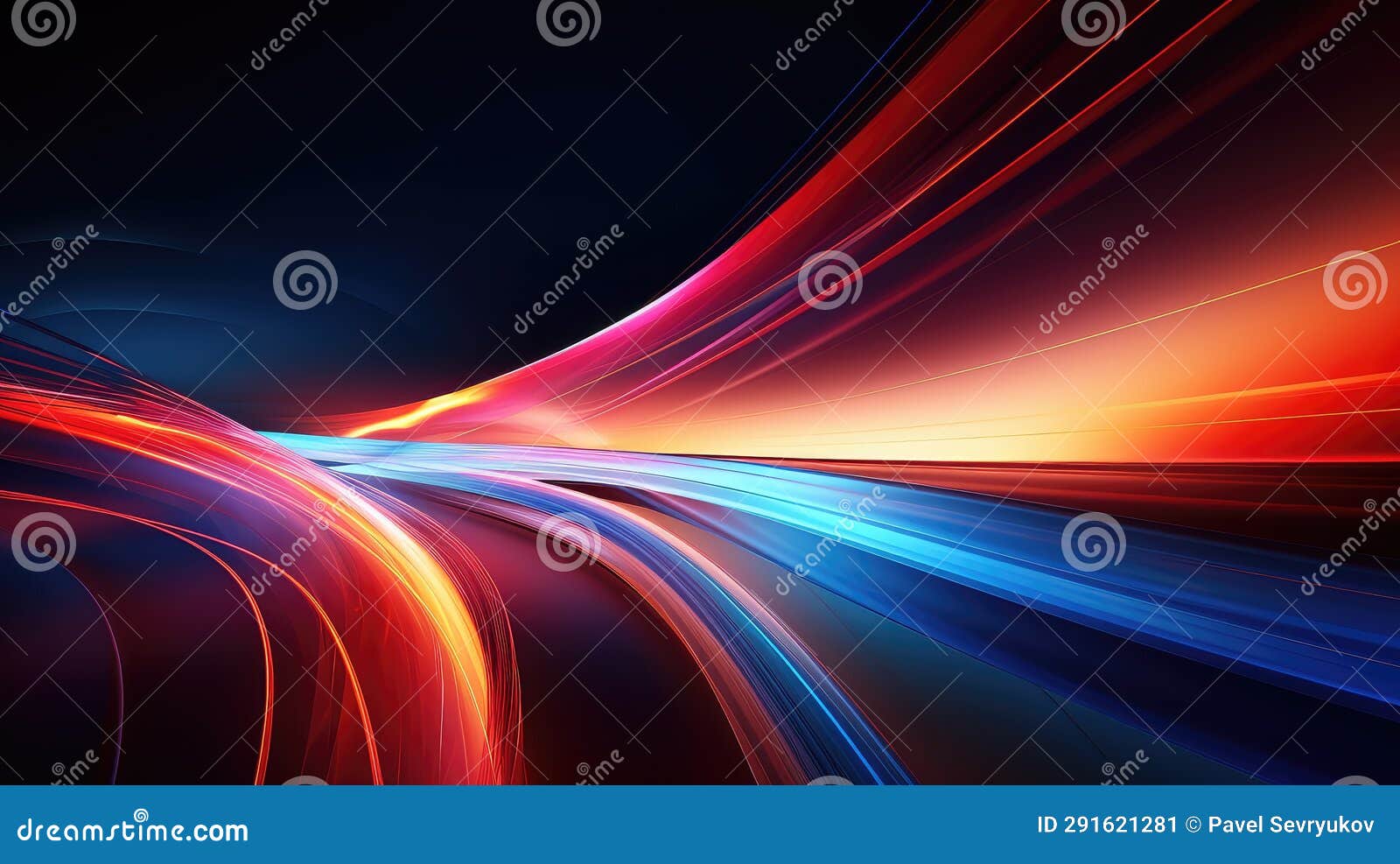 Abstract Light Motion Trails Stock Illustration - Illustration of light ...