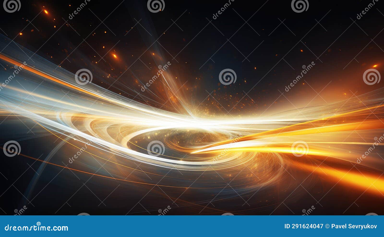 Abstract Light Motion Trails Stock Illustration - Illustration of flash ...