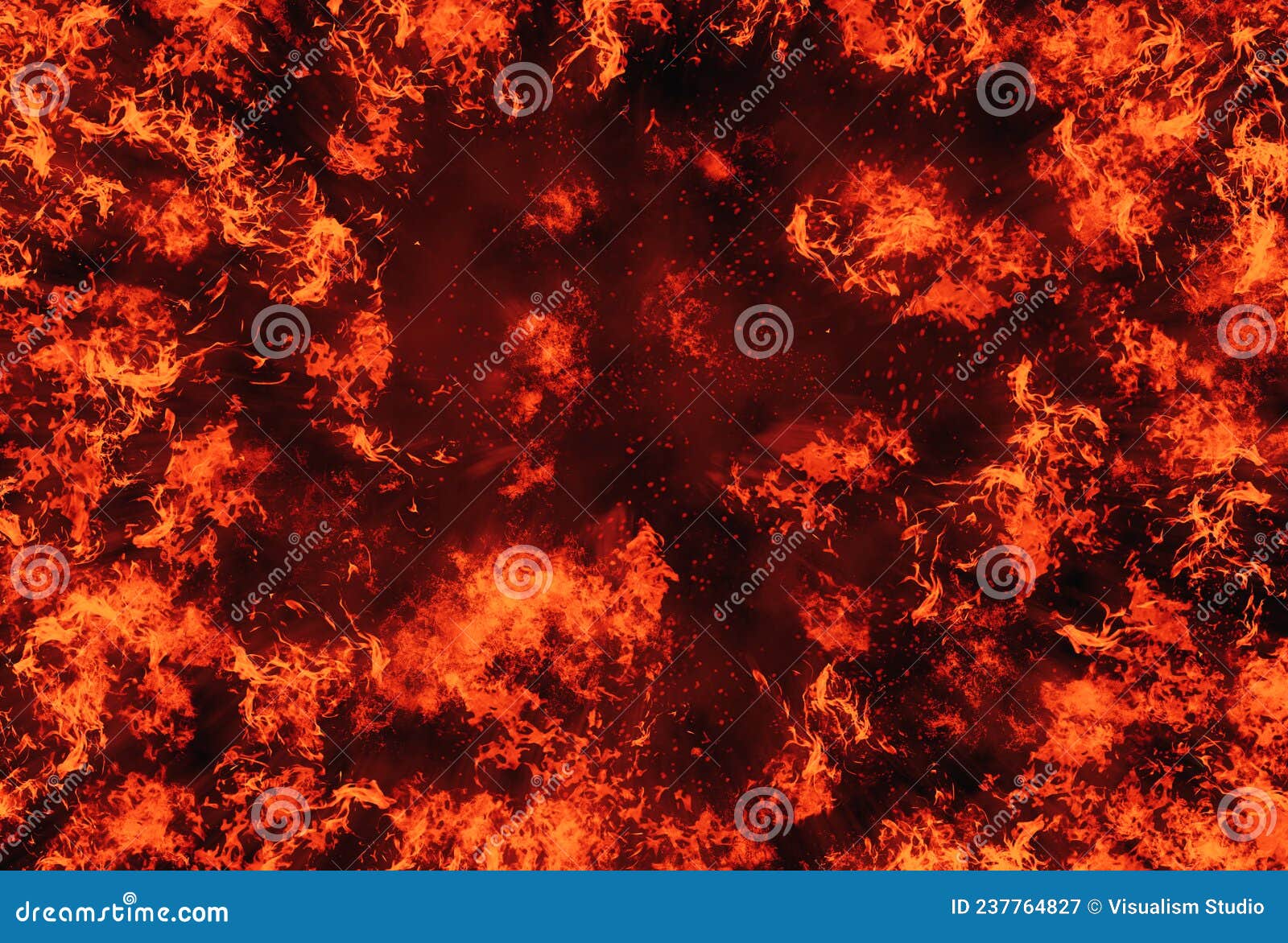 Abstract Light Orange Blaze Fire Flame Glitter Vintage Particles ...