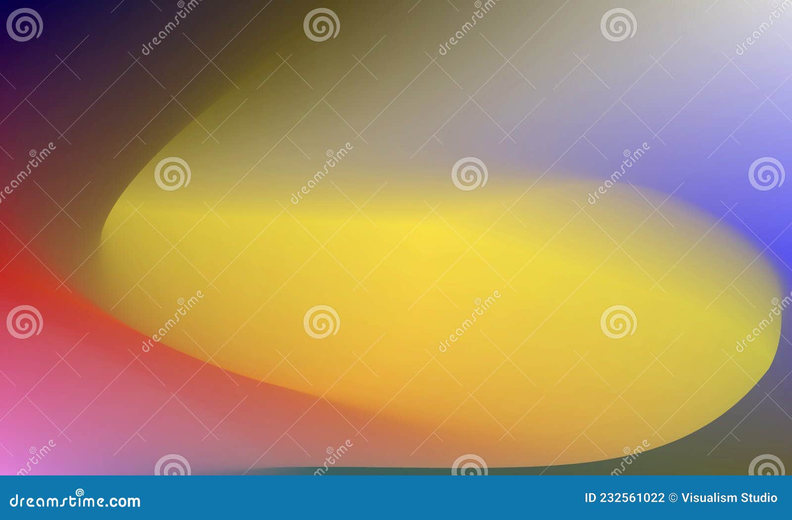 Abstract Light Orange and Colored Leak Rainbow Distortion Swirl Overlay ...