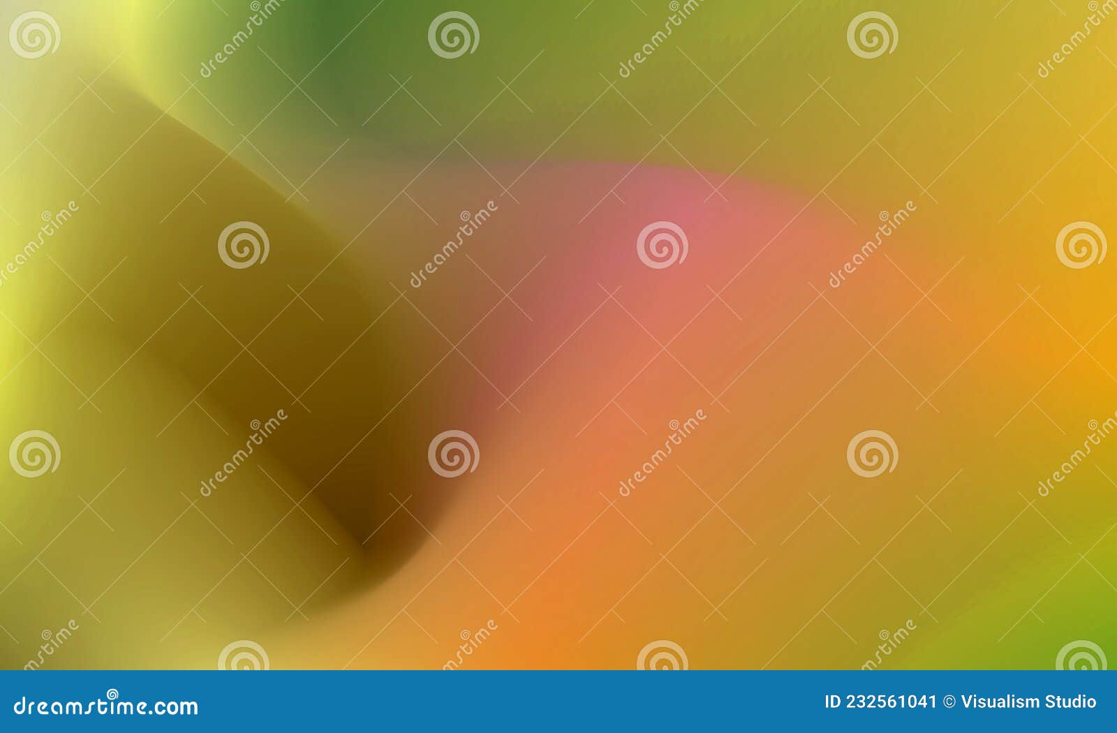 Abstract Light Orange and Colored Leak Rainbow Distortion Swirl Overlay ...