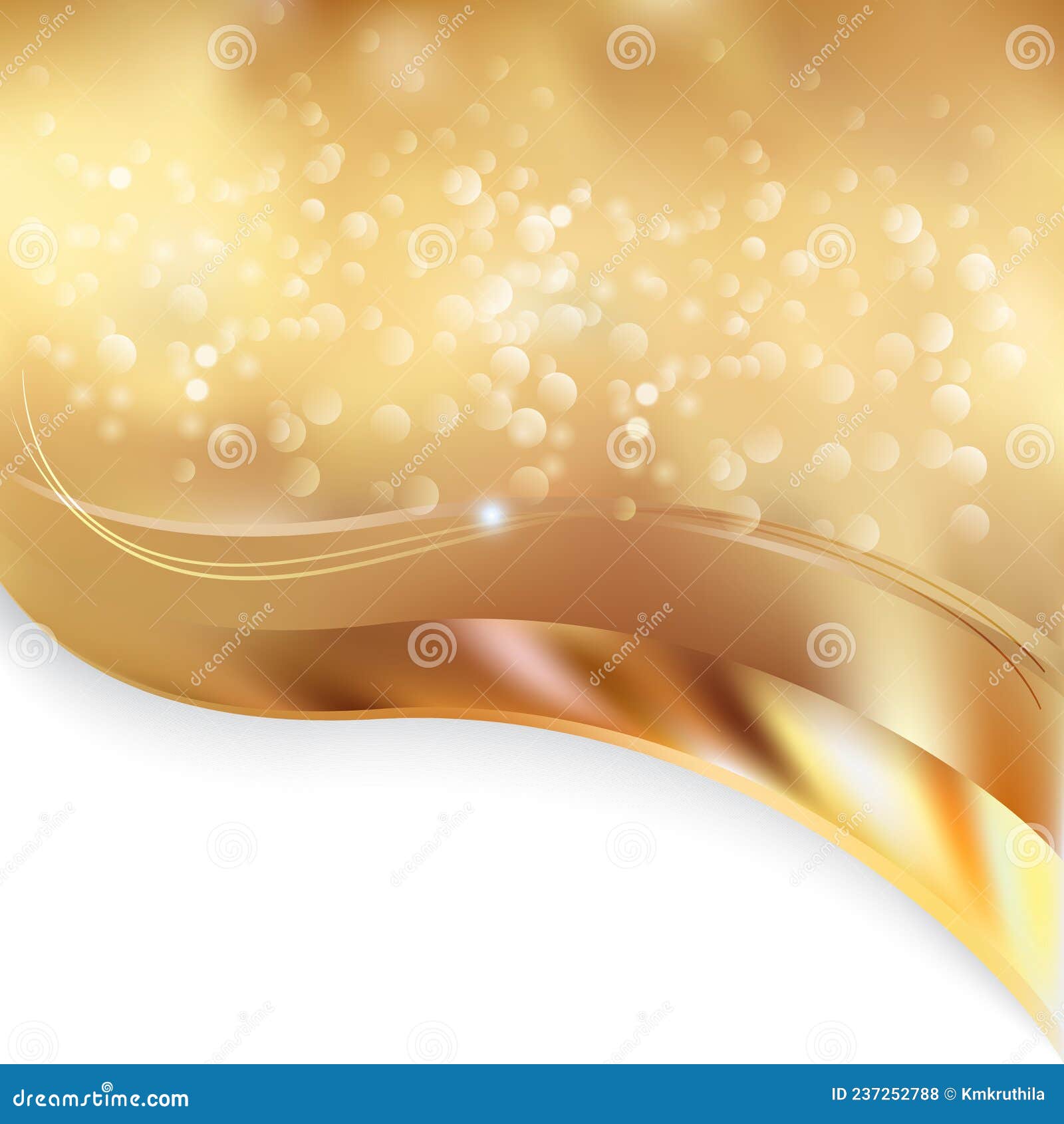 Abstract Light Orange Wave Border Folder Background Beautiful Elegant ...