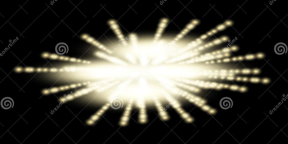 Abstract Light Overlay Effect on Transparent Background. Stock ...