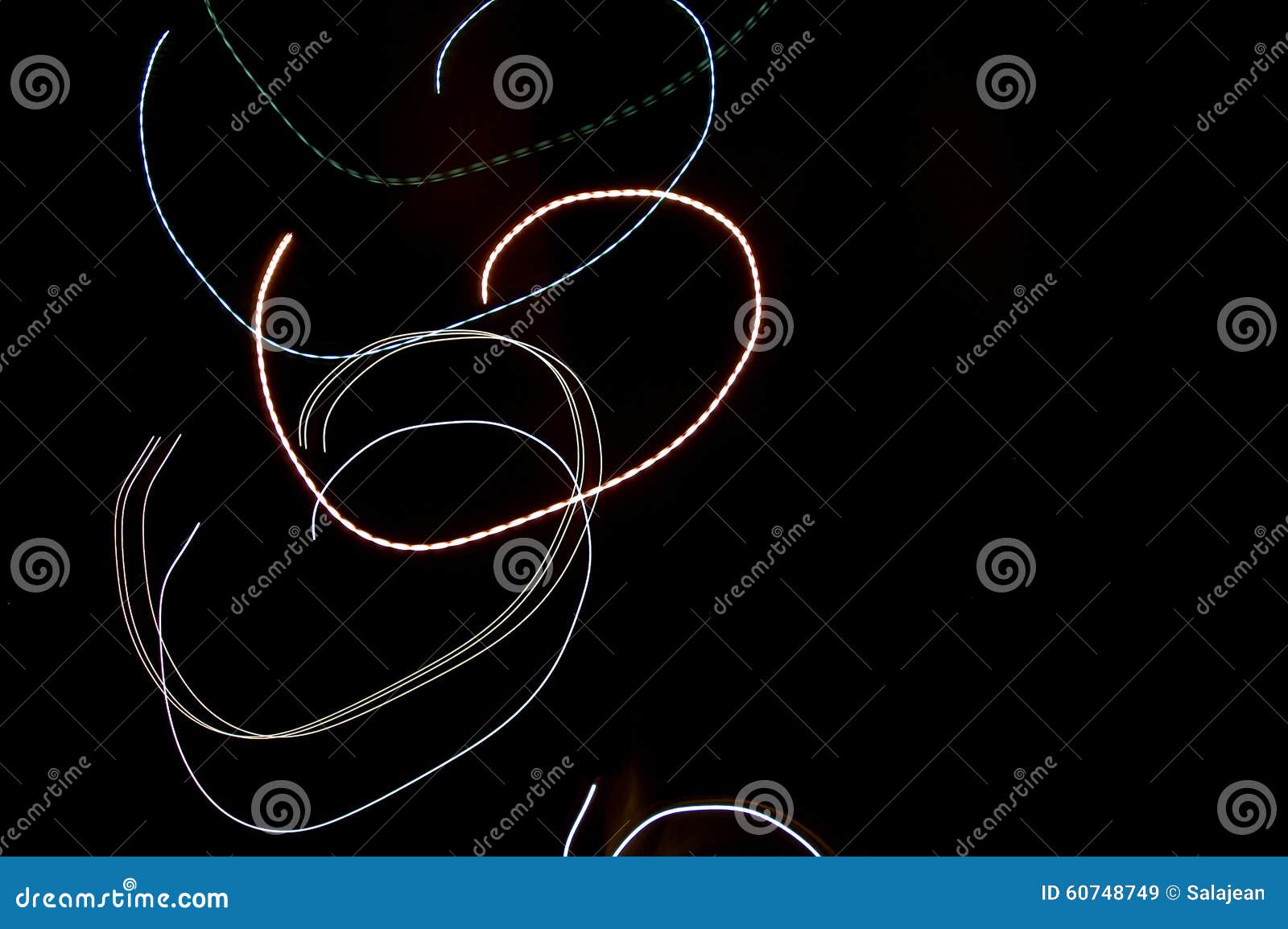 Abstract light painting stock image. Image of abstract - 60748749