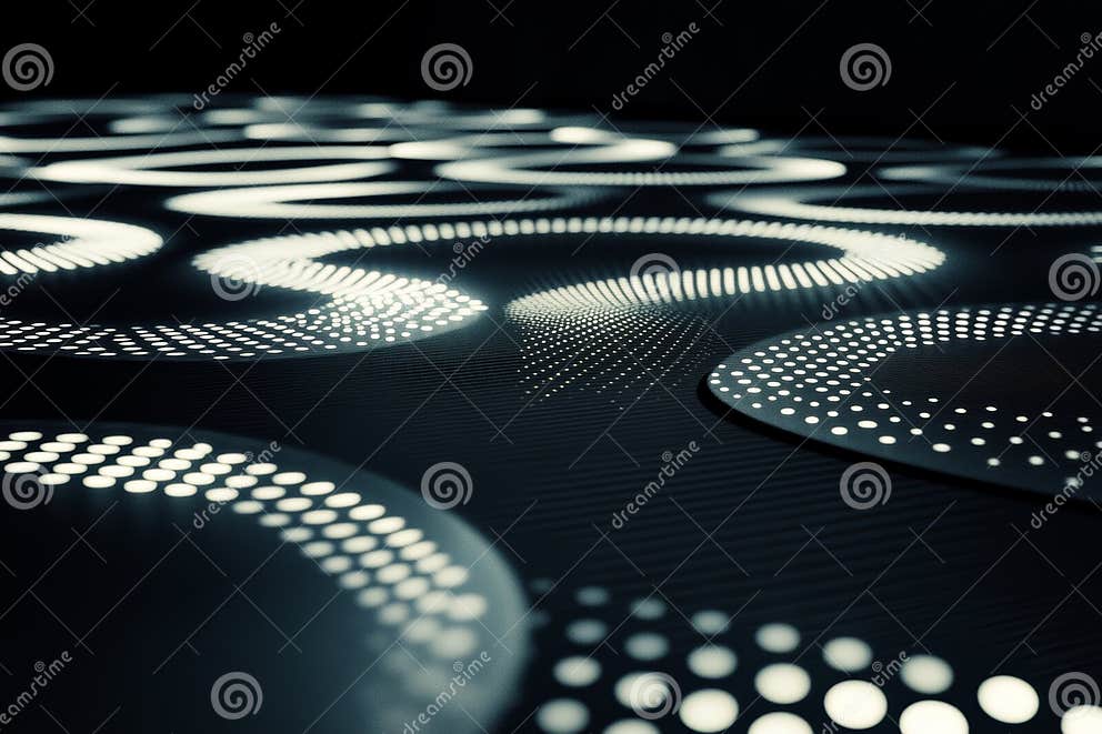 Abstract Light Patterns on Surface Creating Modern Visual Design Stock ...