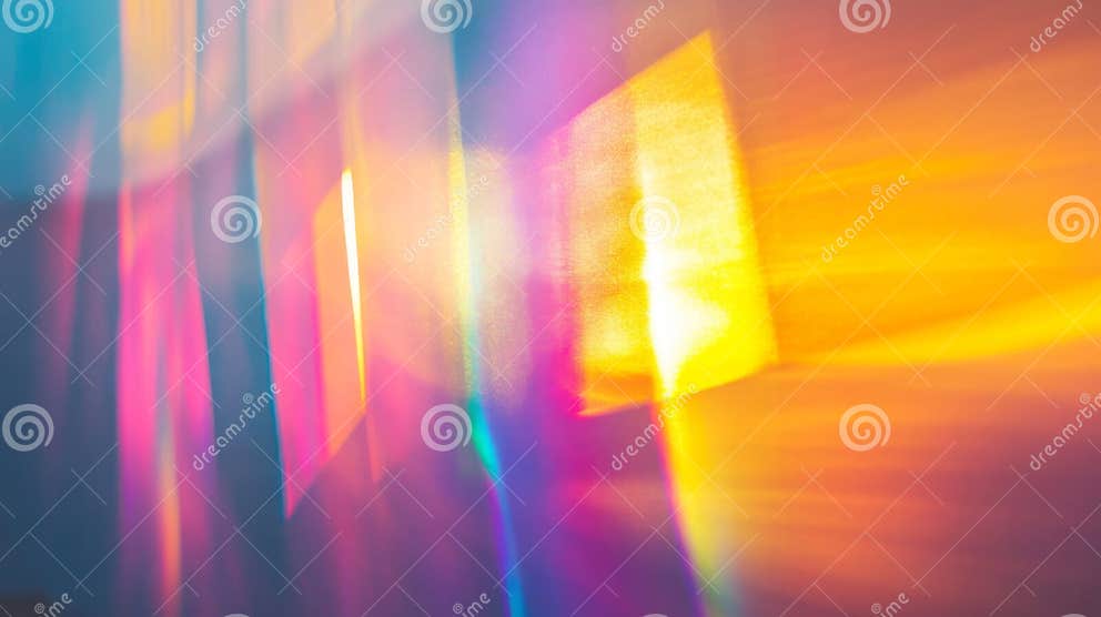 Abstract Light Patterns on a Textured Surface Stock Illustration ...