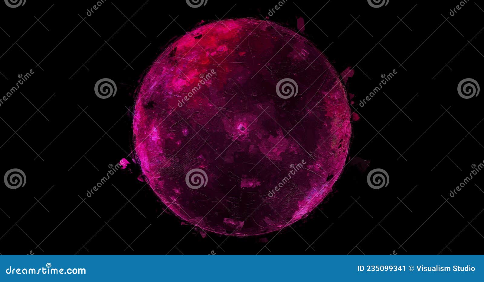 Abstract Light Pink Space Galaxy Painterly Effect Distressed Stripes ...