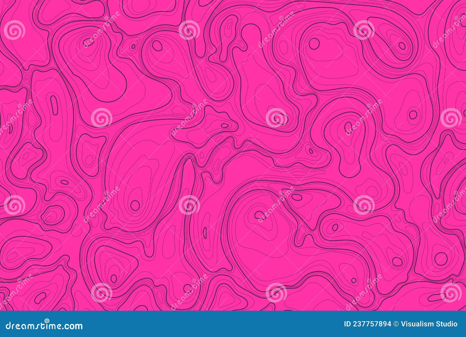 Abstract Light Pink Topographic Line Geometric Grid Stylized Pattern ...