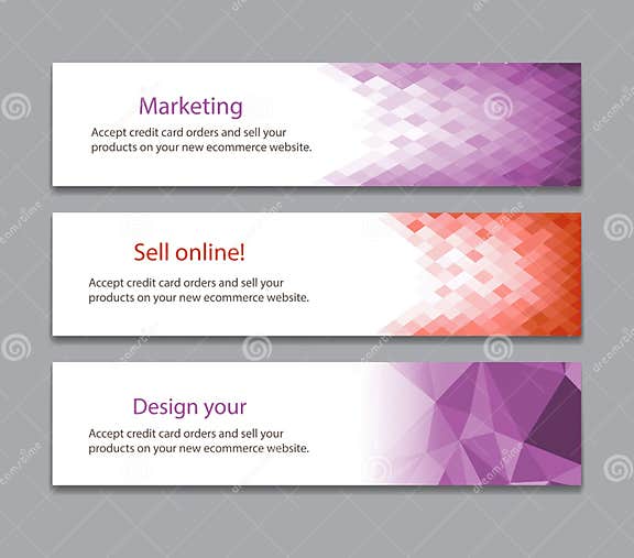 Abstract Light Purple Banner Stock Illustration - Illustration of ...